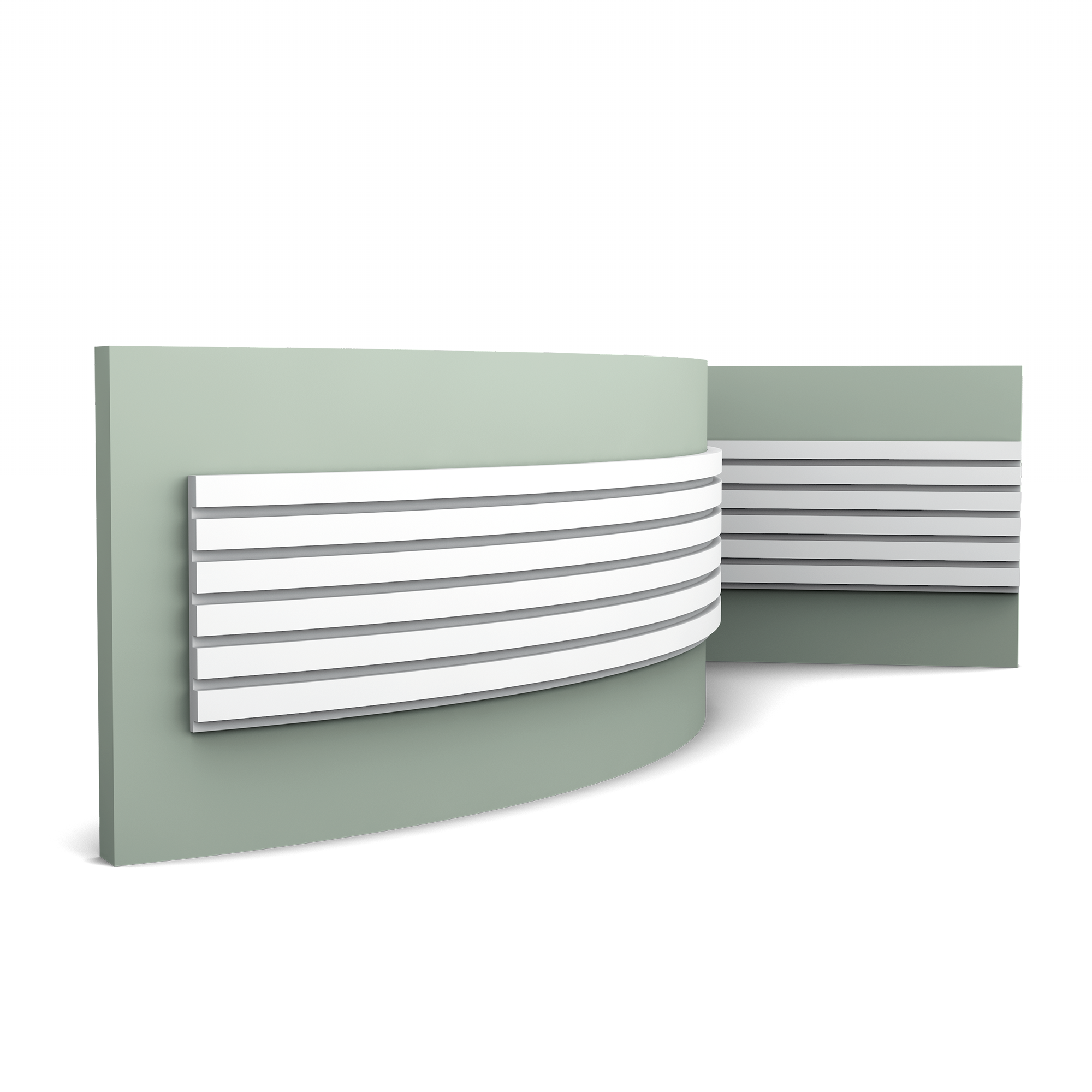 Flexible 3D Wall Panel BAR 2m made of Rigid Foam | Easy Adhesive Insta